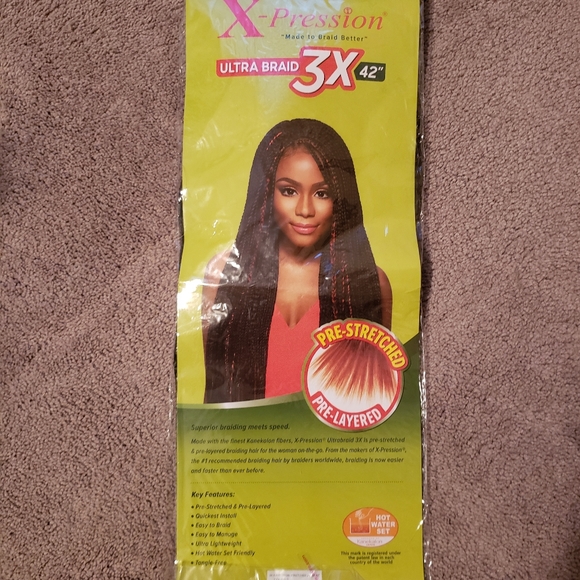 X-Pression | Hair | Xpression Prestretched Braiding Hair Color2 | Poshmark